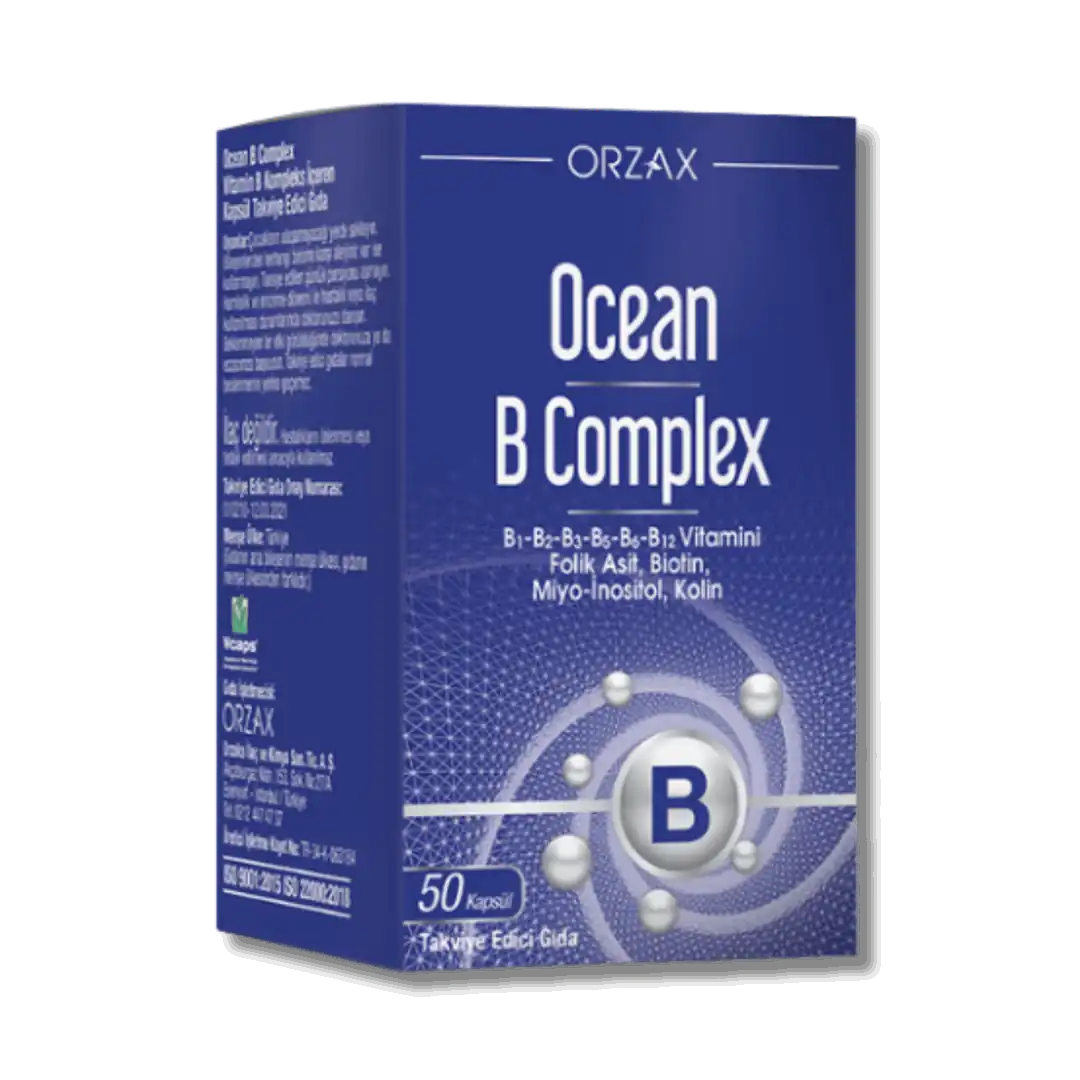Ocean B Complex Folik Asit İnositol 50 Kapsül Ürün Fiyatı ve Yorumları