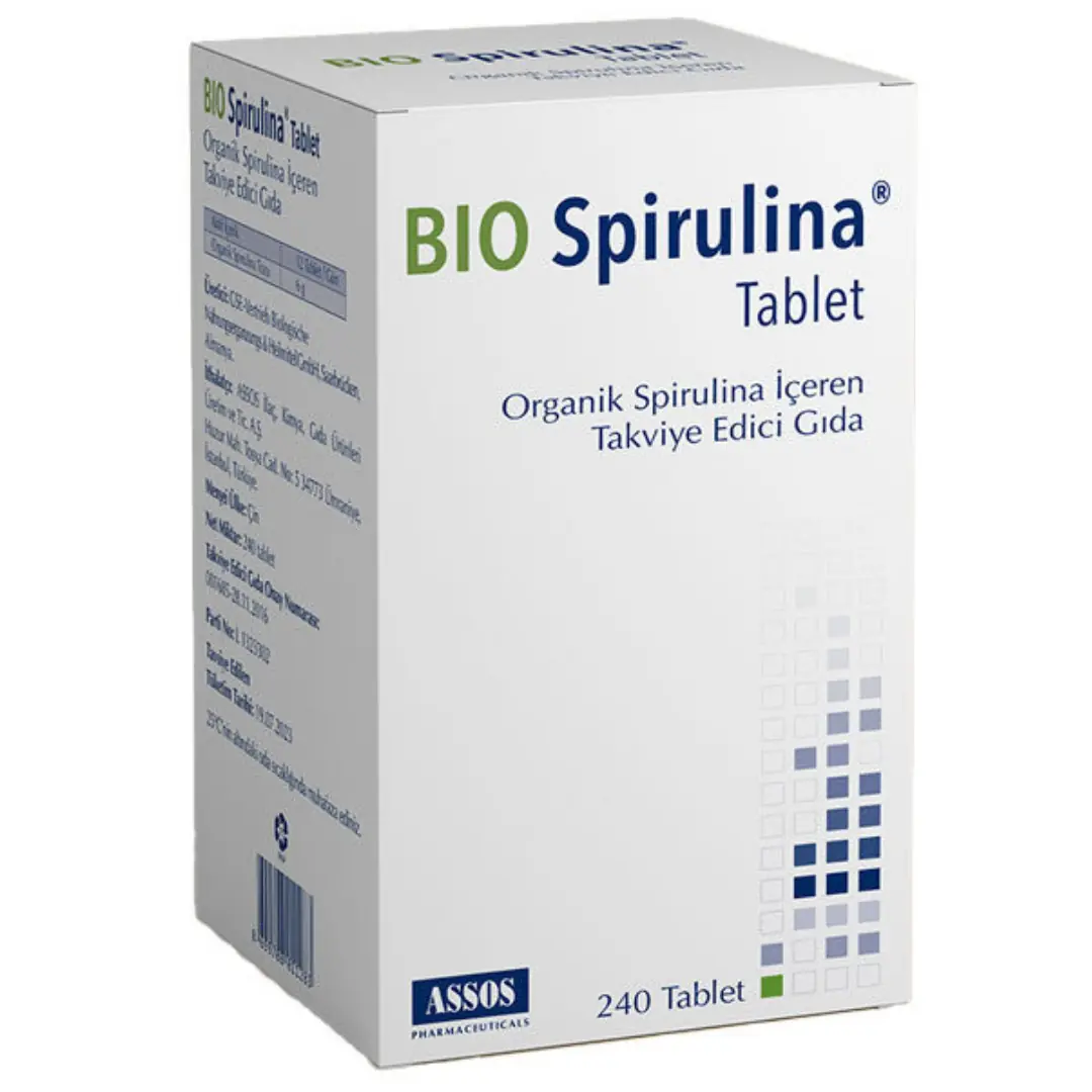 Assos İlaç Bio Spirulina 240 Tablet Ürün Fiyat ve Yorumları