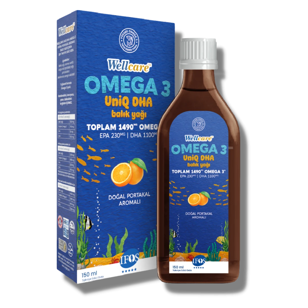Wellcare Omega 3 Doğal Portakal Aromalı Balık Yağı 150 ml Fiyatı