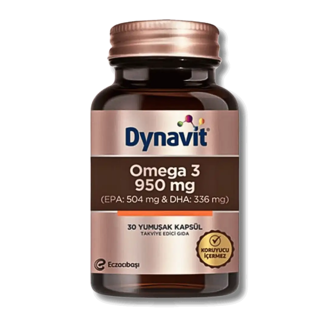 Eczacıbaşı Dynavit Omega 3 950 mg Takviye Edici Gıda 30 Yumuşak Kapsül Ürün Fiyatı ve Yorumları