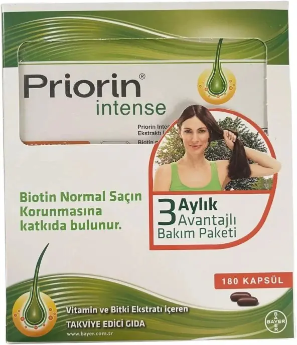 Priorin Intense 180 Kapsül Ürün Fiyatı ve Yorumları