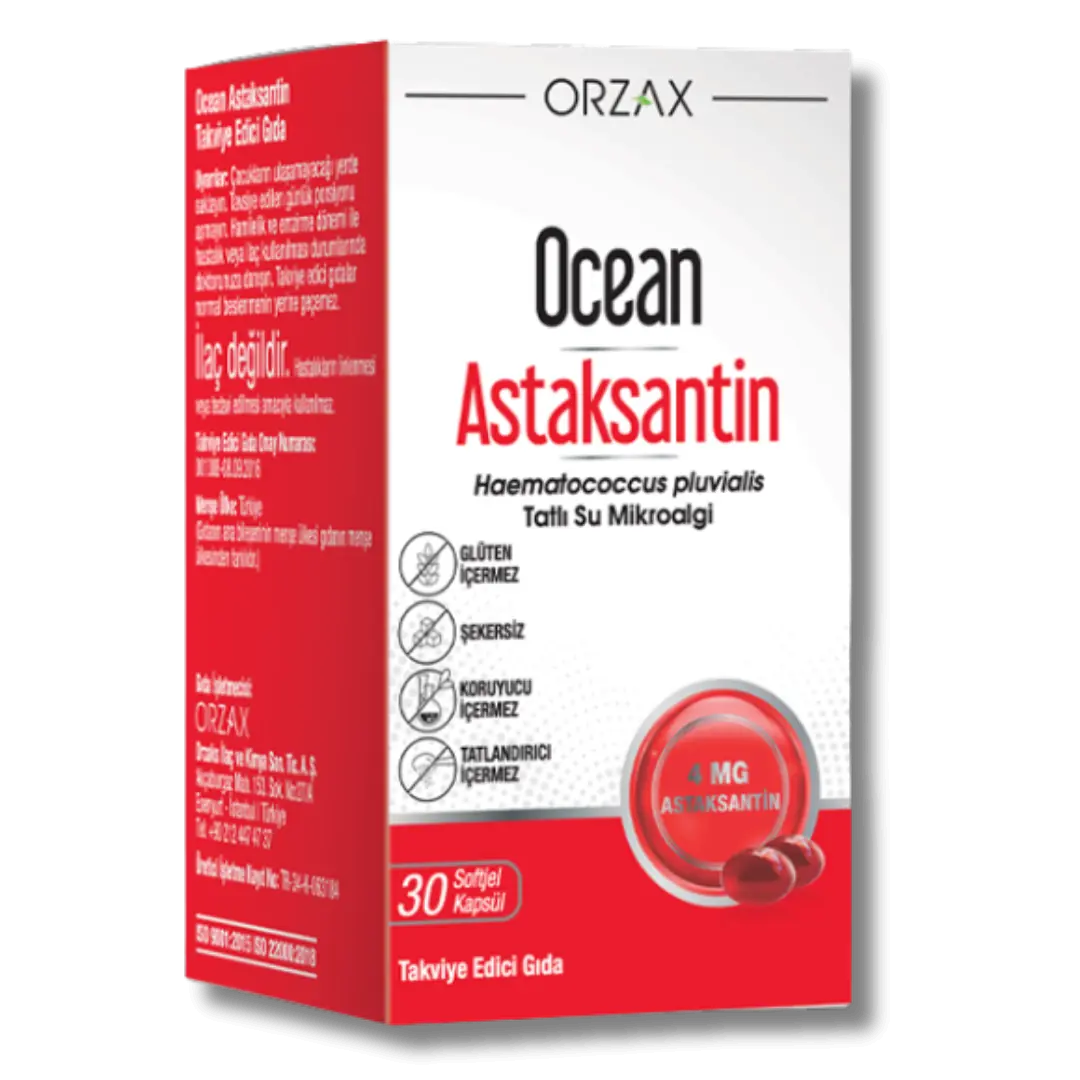 Orzax Ocean Astaksantin 30 Kapsül Fiyatı ve Yorumları