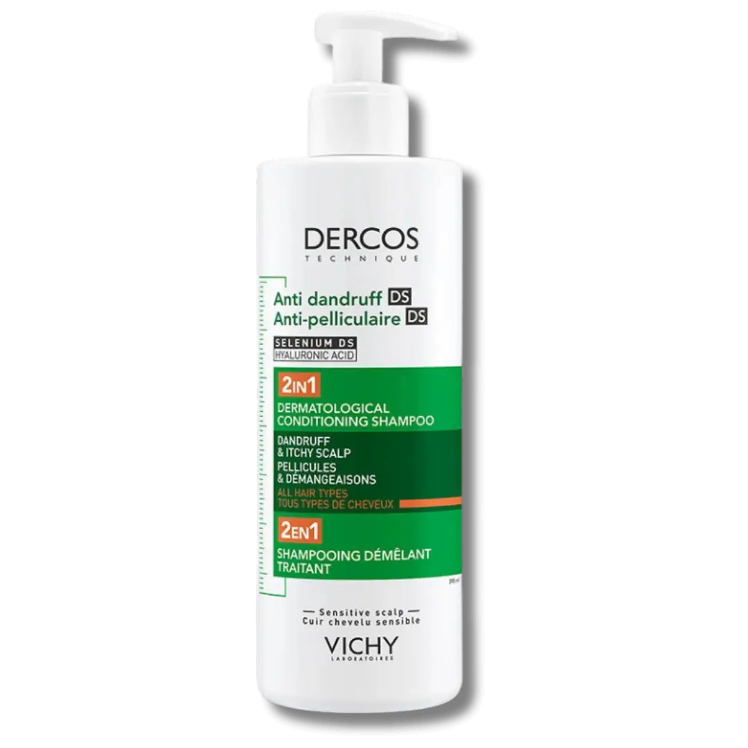 Vichy Dercos Dercos 2’si 1 Arada Kepek Karşıtı ve Nemlendirici Şampuan ...