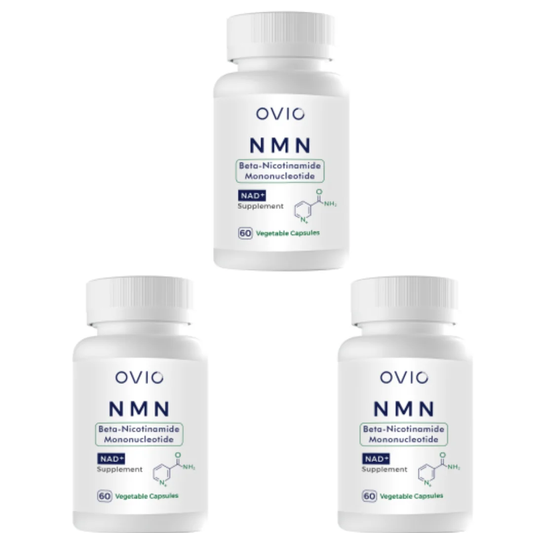 Ovio %100 Beta-Nicotinamide Mononucleotide (NMN) 50mg. – (3’lü Paket-180 Kapsül.)
