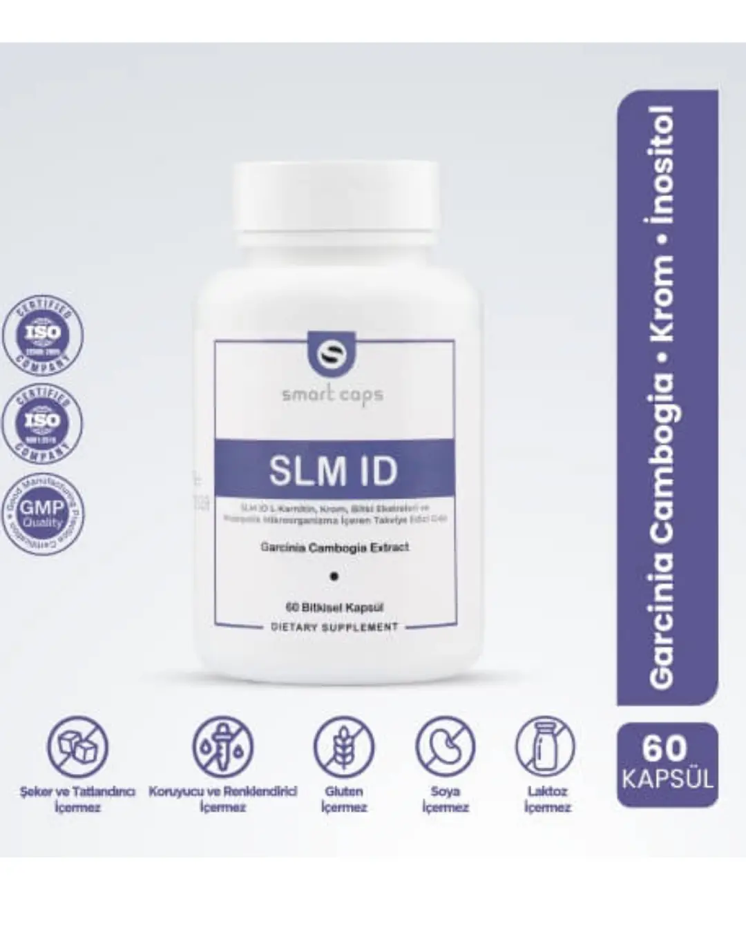 Smart Caps SLM ID Garcinia Cambogia Extract 60 Kapsül Fiyatı