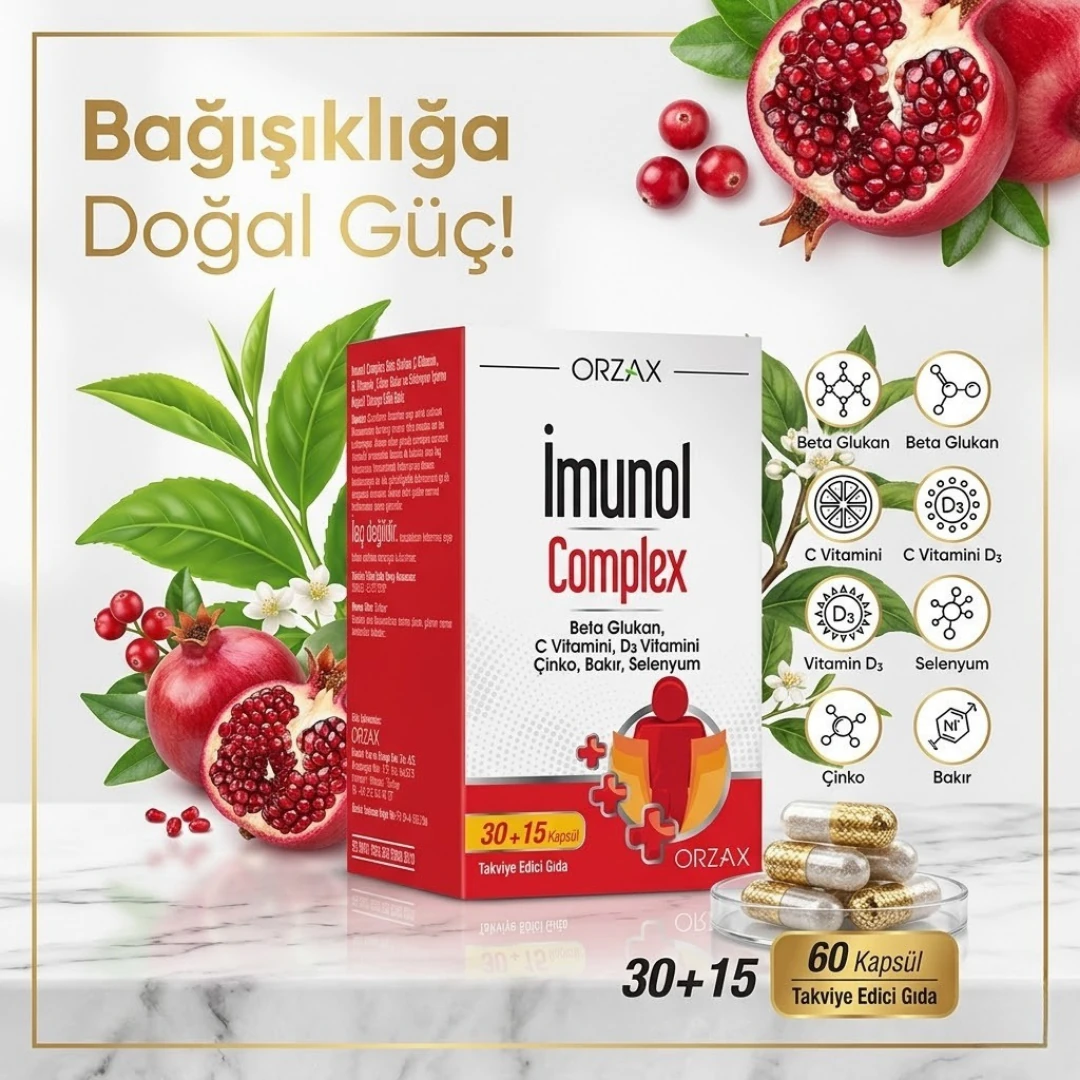 ORZAX İmunol Complex 45 Kapsül Fiyatı ve Yorumları