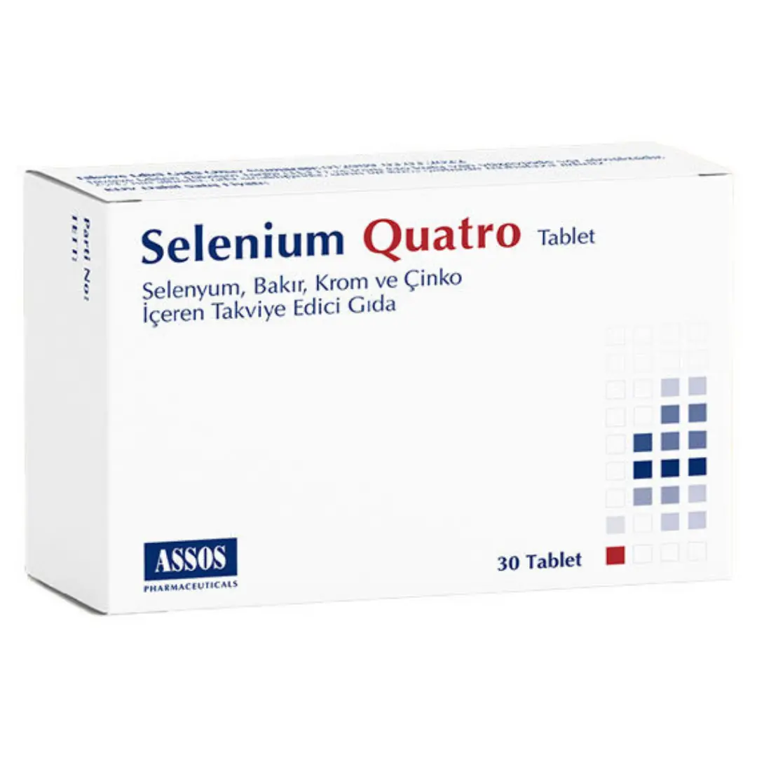 Assos İlaç Selenium Quatro 30 Tablet Ürün Fiyat ve Yorumları