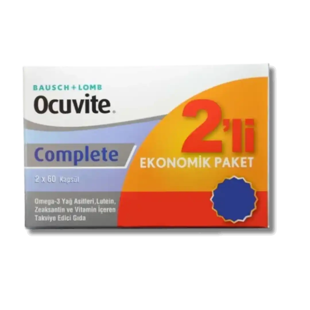 Ocuvite Complete 2'li (60 Kapsül x 2 Adet) Ürün Fiyatı ve Yorumları
