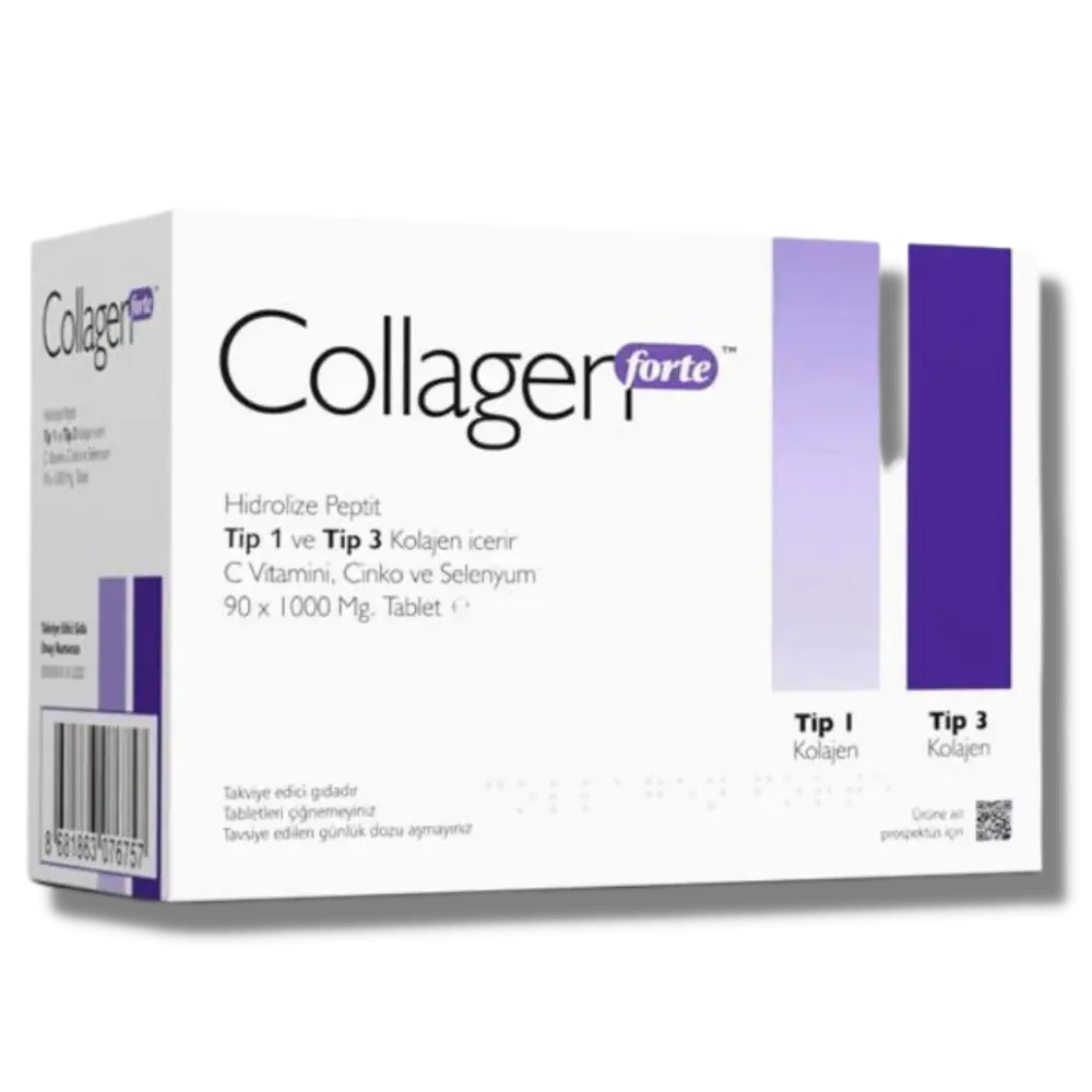 Collagen Forte Premium 5 Tip Kolajen 90 tablet Fiyatı ve Yorumları