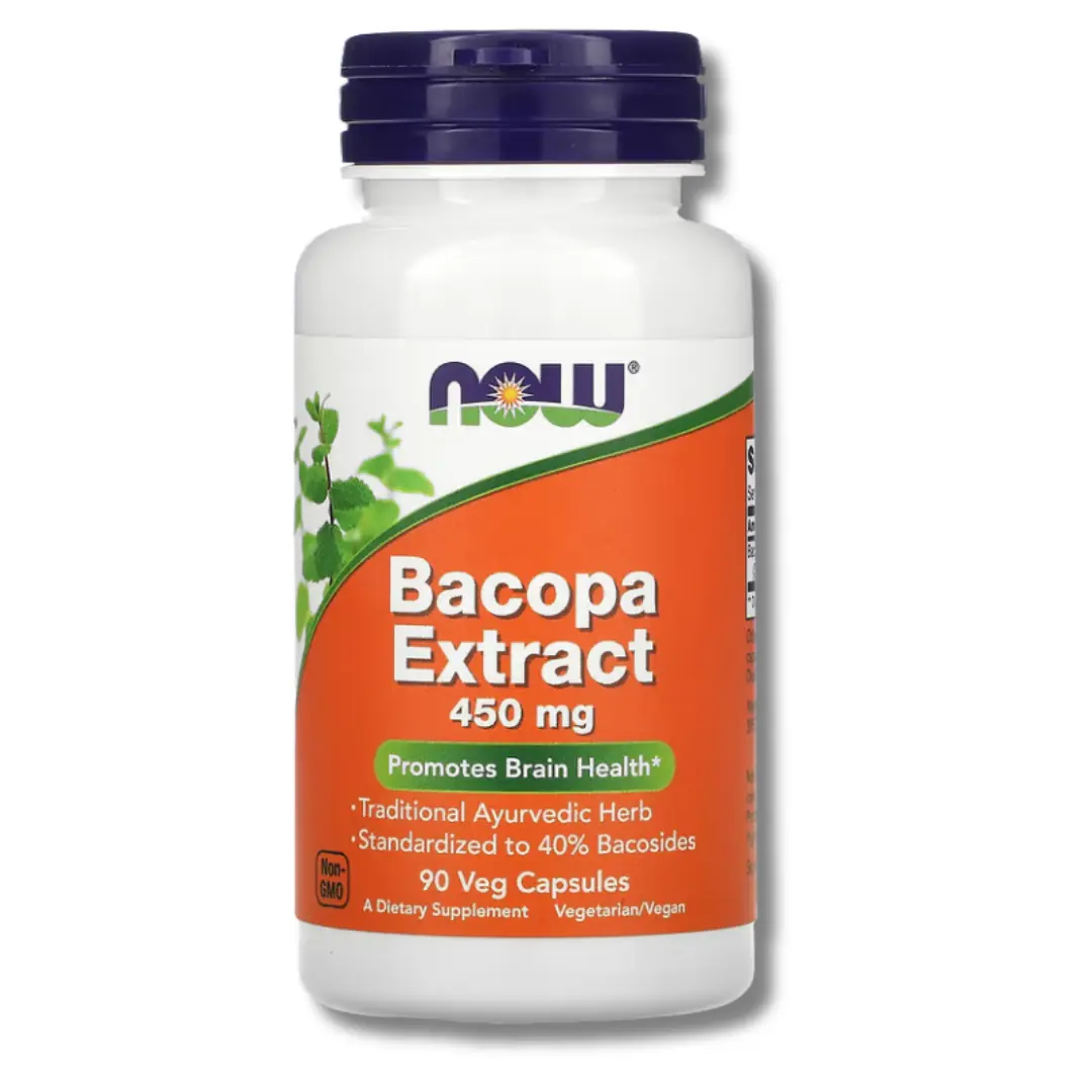 Now Foods Bacopa Extract 450 mg 90 Capsules - İthal