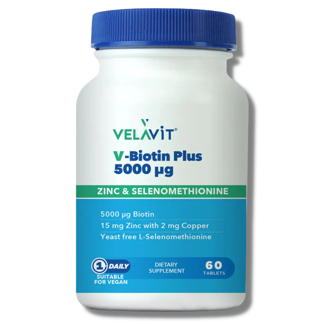 Velavit V-Biotin Plus 5000 mcg 60 Tablet Ürün Fiyatı ve Yorumları