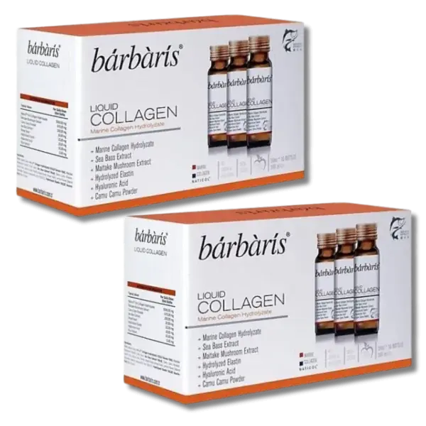 Barbaris Liquid Collagen 50 ml 10 adet 2li Paket Takviye Edici Gıda ...