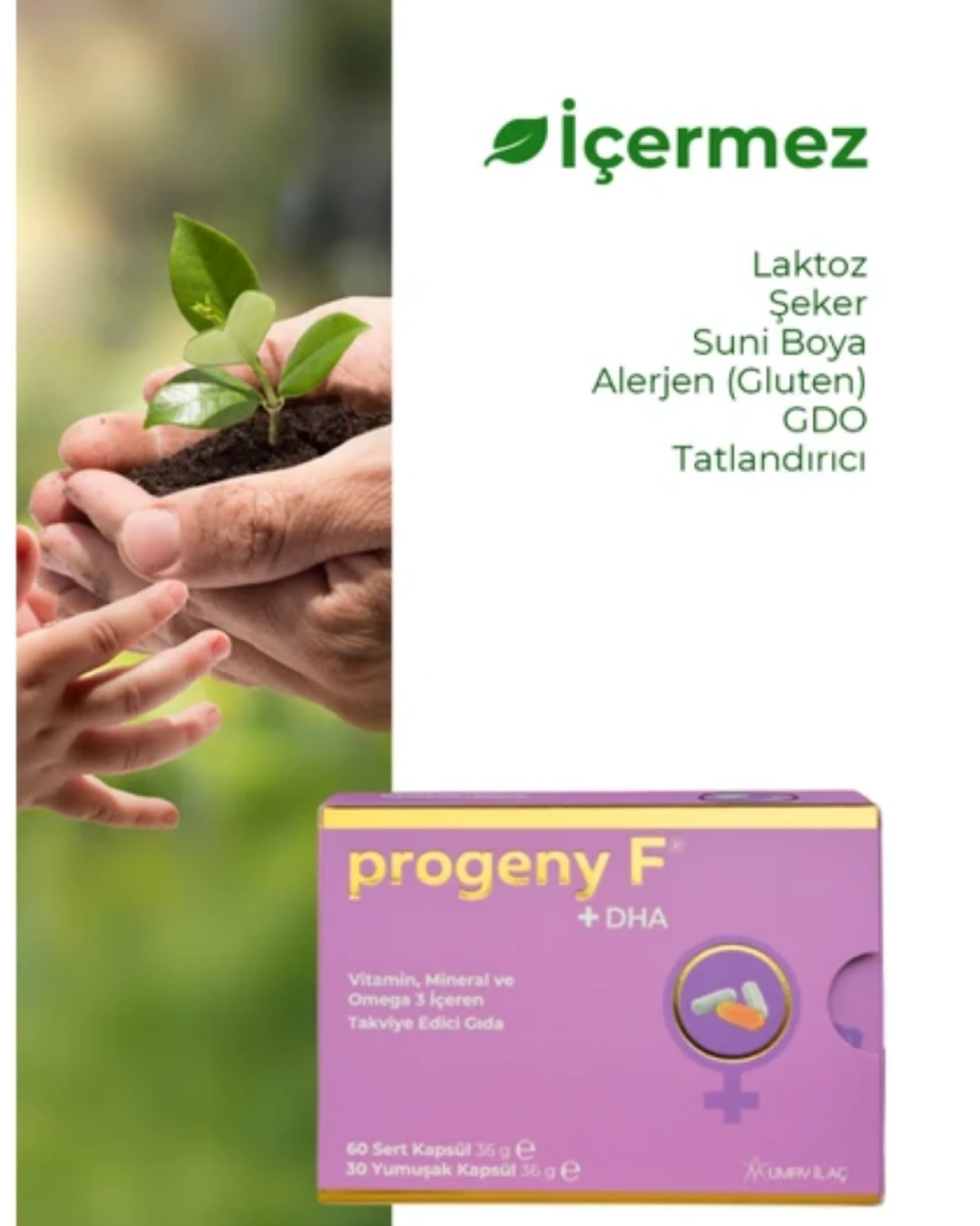Umay İlaç Progeny F DHA 90 Kapsül Fiyatı ve Yorumları