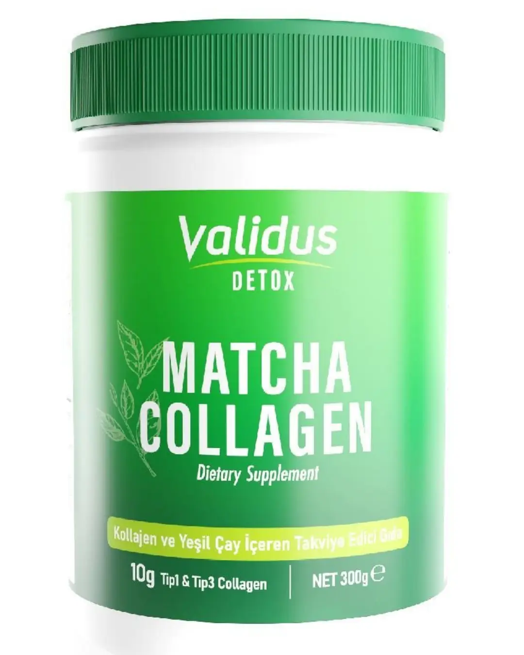 Validus Collagen Peptides + Matcha Powder 300 g Fiyat ve Yorumları