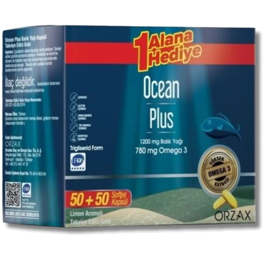Ocean Plus 1200 mg 100 Softjel - %25 İndirimli Ürün Fiyatı ve Yorumları