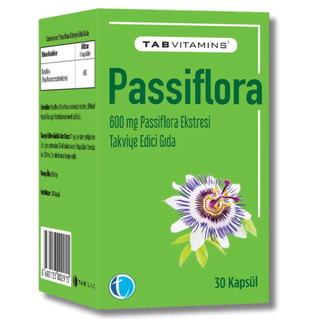 Tabvitamins Passiflora Ekstresi Takviye Edici Gıda 30 Kapsül Ürün ...