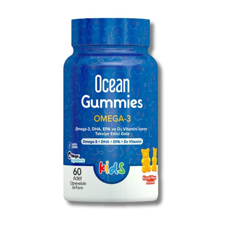 Orzax Ocean Gummies Omega-3 Kids 60 Adet Çiğnenebilir Jel Form Fiyatı