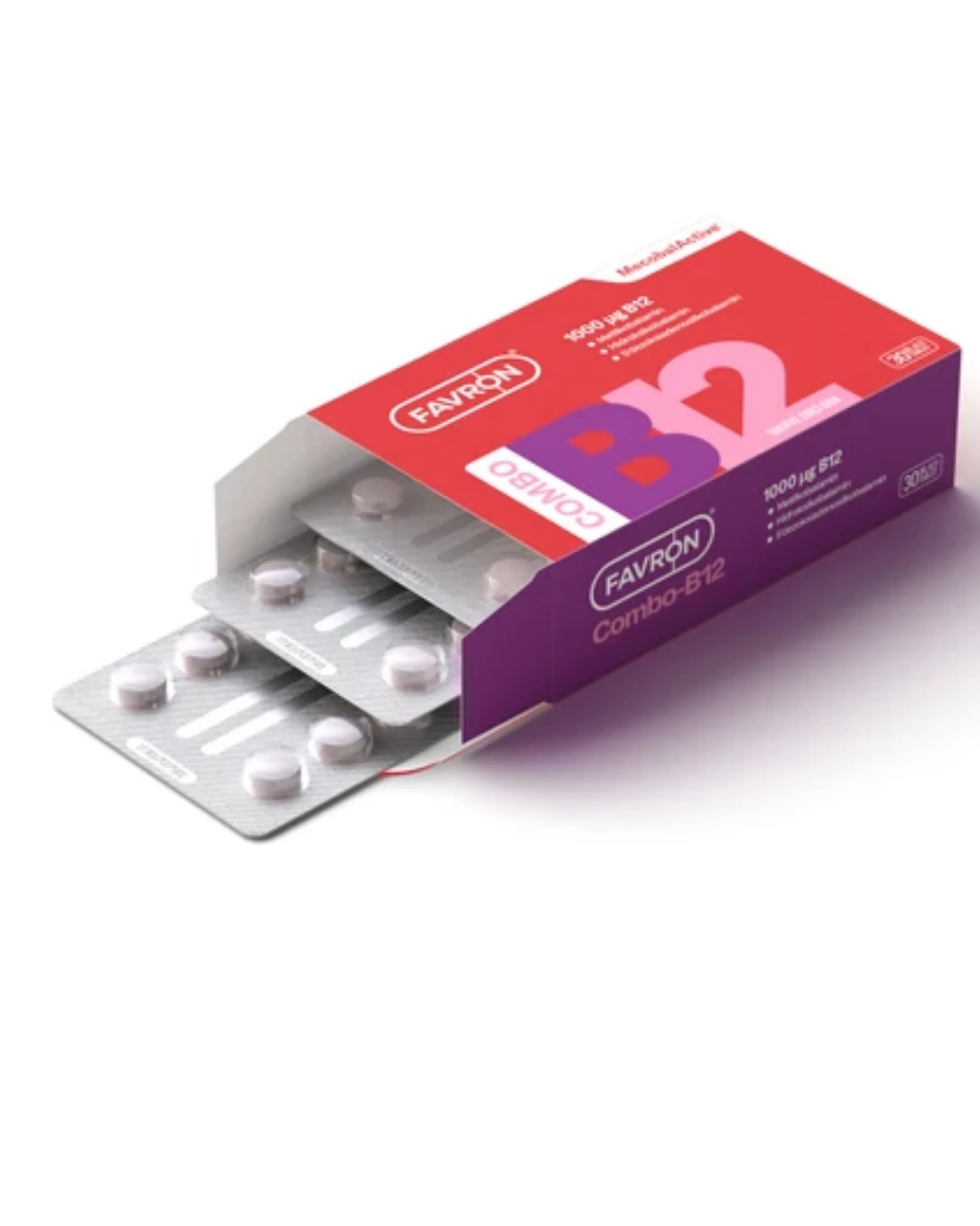 Favron Combo Vitamin B12 Içeren Dilaltı Tablet Takviye Edici Gıda -30 ...