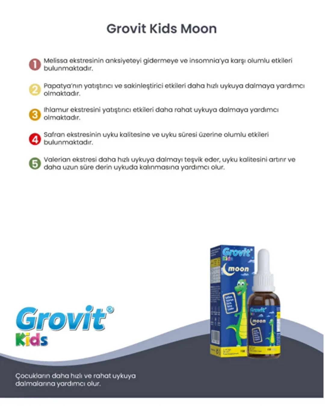Grovit Kids Kids Moon-50ml Fiyatı ve Yorumları