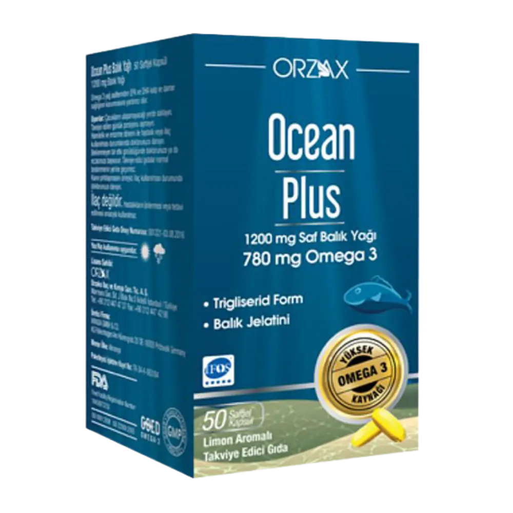 Ocean Plus Omega 3 Balık Yağı 1200 Mg 50 Kapsül Ürün Fiyatı ve Yorumları
