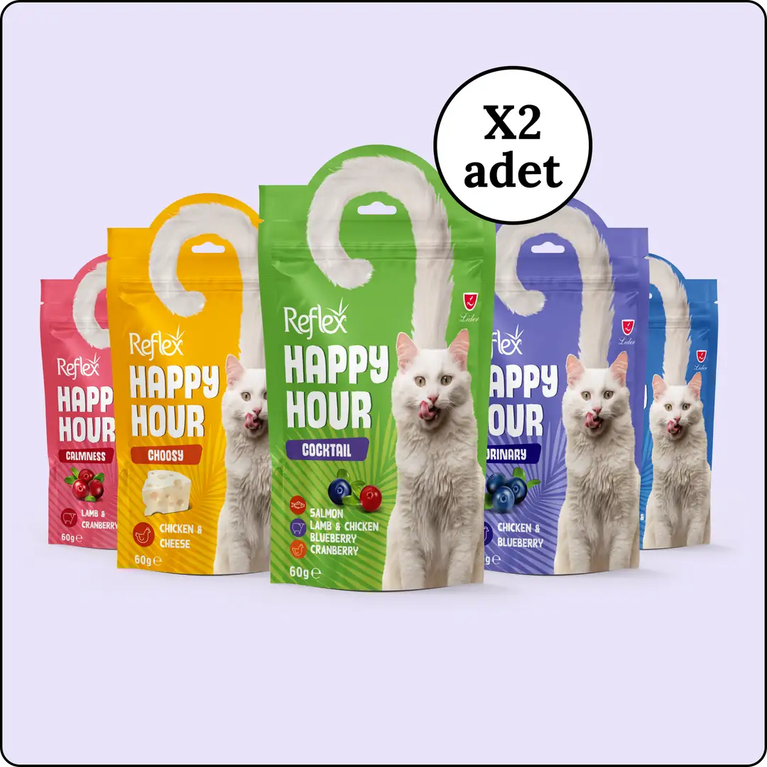 Reflex Happy Hour Karışık Lezzet Paketi Ödül Maması 60 gr (10 Adet)