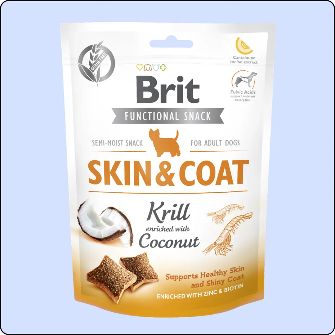 Brit Skin&Coat Karides ve Hindistan Cevizli Köpek Ödülü 150 gr
