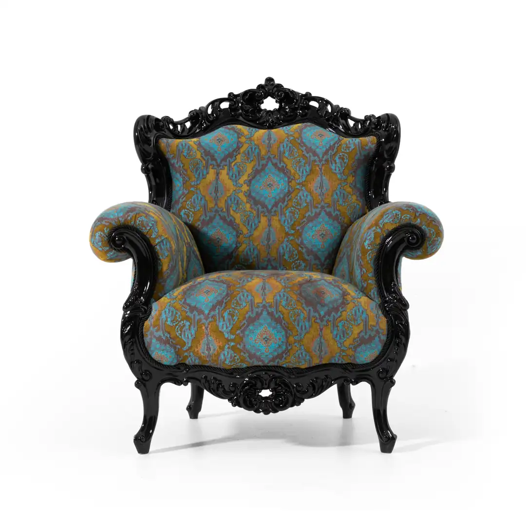 Picasso İkat – Modern Klasik Siyah Lake Berjer | Guma