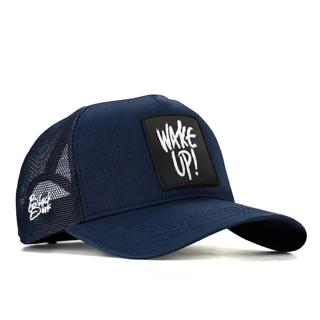 Navy Blue Trucker Cap - BlackBork