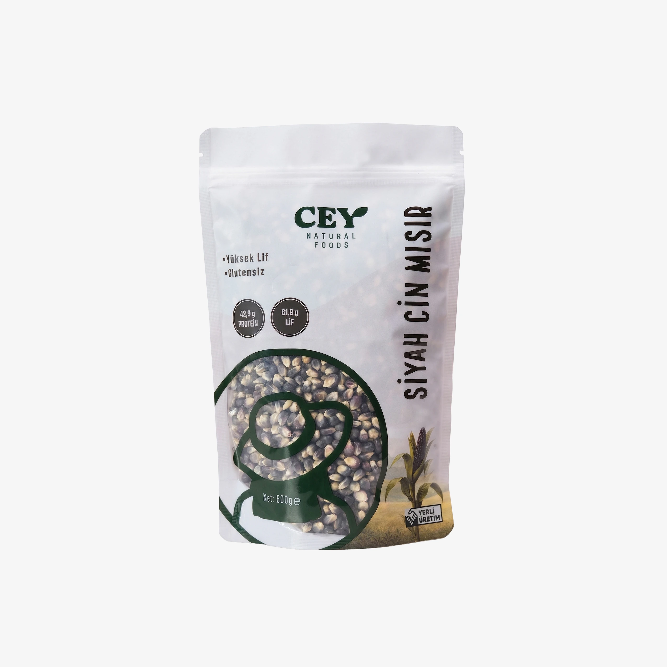 Glutensiz Siyah Cin Mısır (500 gr) | Cey Natural Foods