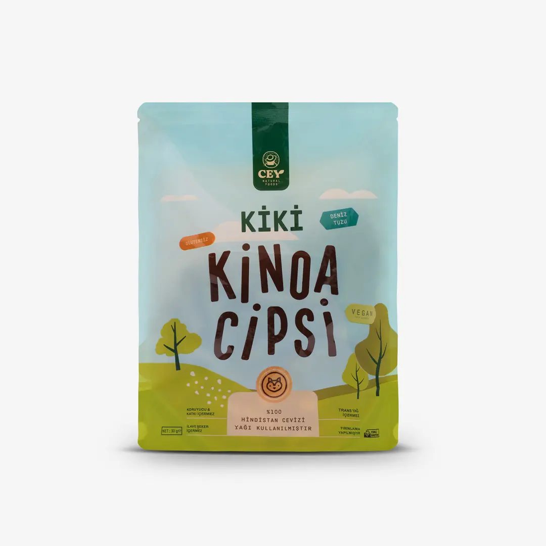 Glutensiz Kiki Deniz Tuzu Kinoa Cipsi | (30 gr) Cey Natural Foods