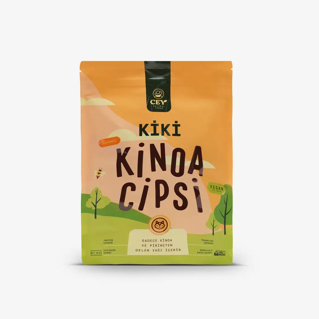 Glutensiz Kiki Kinoa Cipsi (80 gr) | Cey Natural Foods