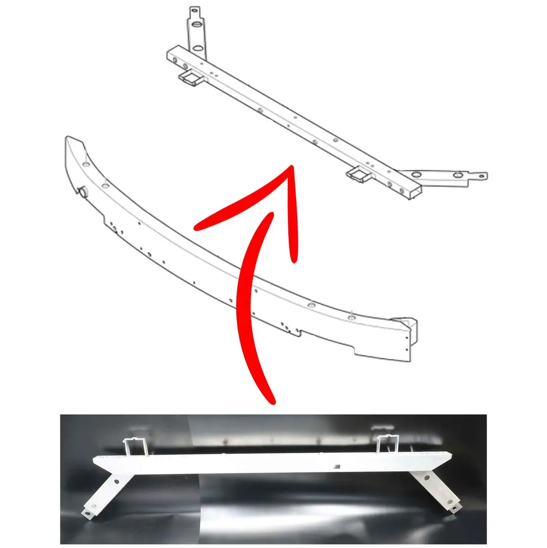 Xc60 Ön Panel Üst Alüminyum Çapraz Demir 2018-31424561