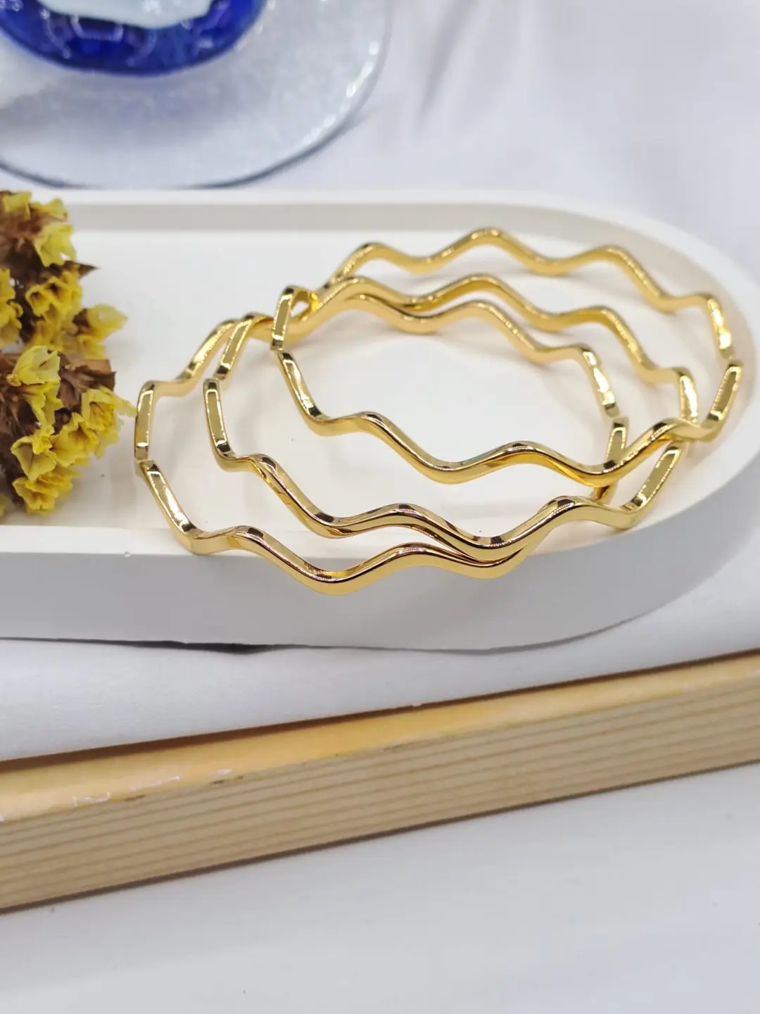 Ajda Bilezik Zikzak Modeli 6mm