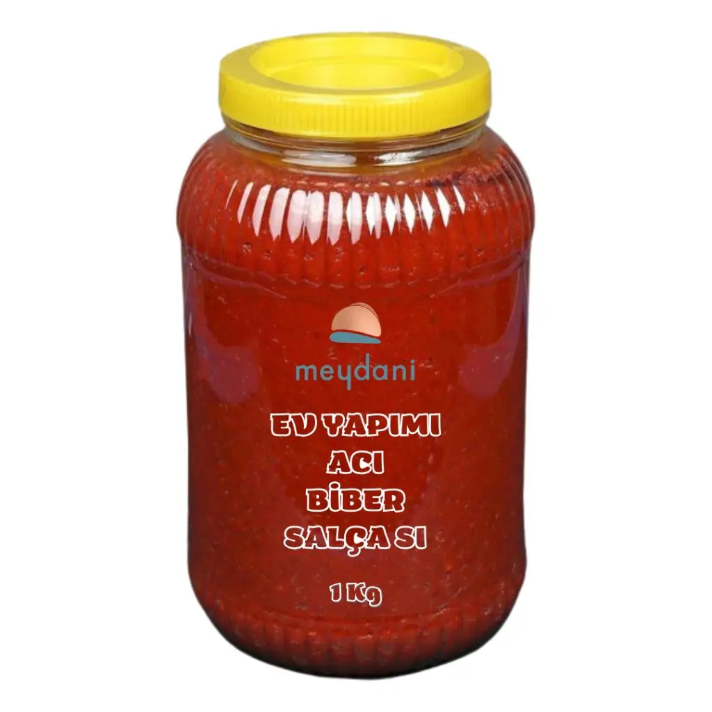 EV YAPIMI ACI BİBER SALÇASI 1 KG