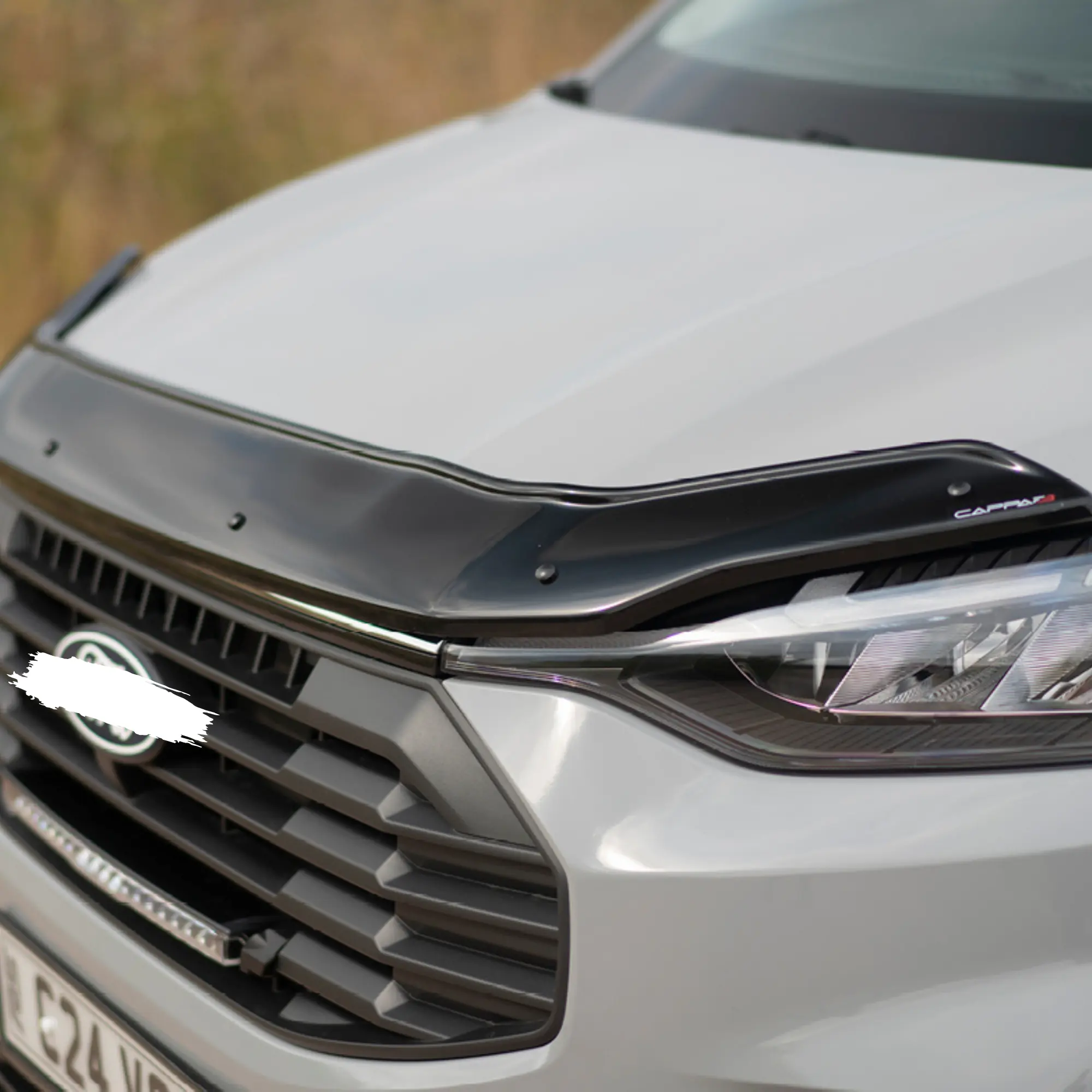 Plastic Front Stone & Bug Deflector Hood Guard Fit Ford Tourneo Custom ...