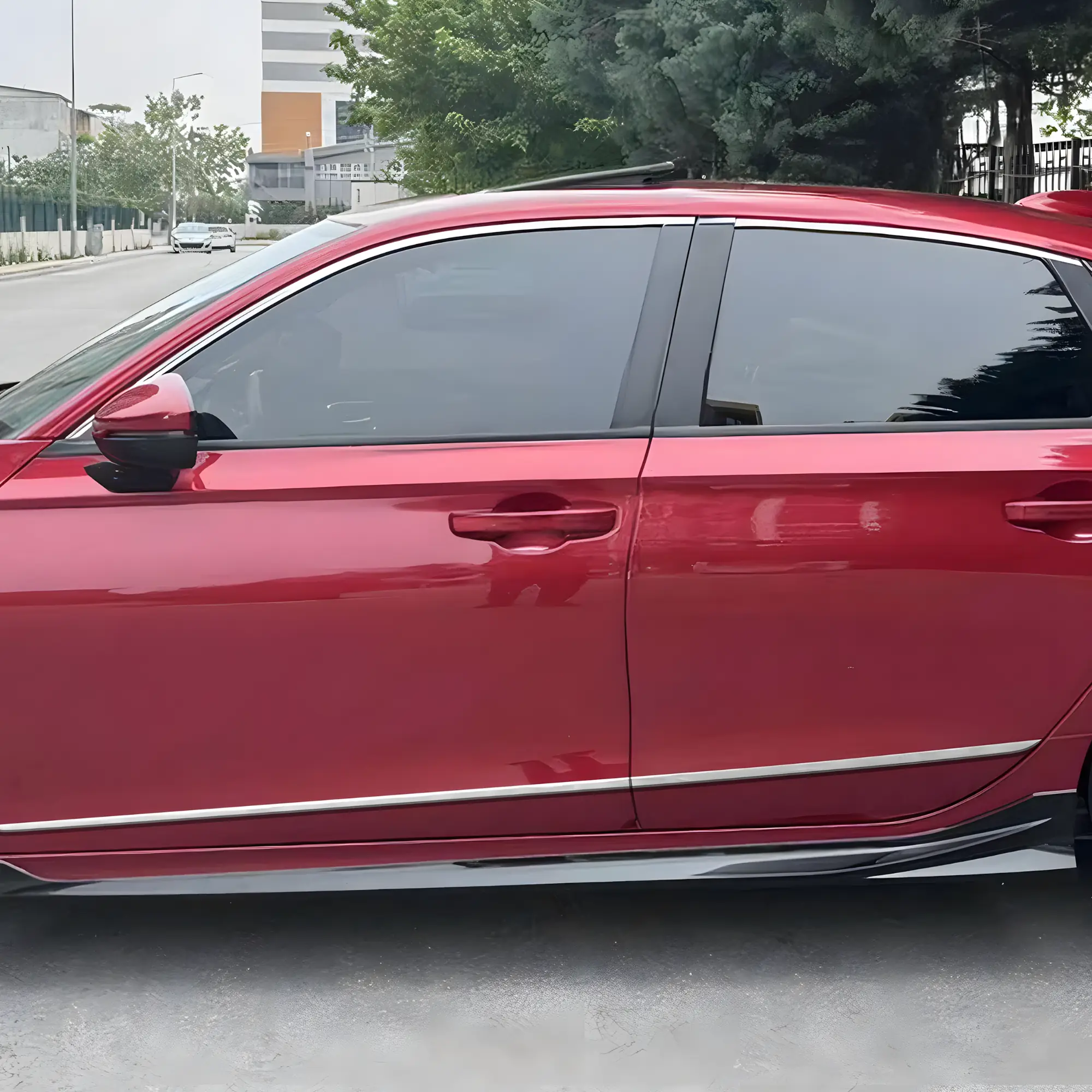 Scratch Guard Stainless Steel Side Door Streamer Fit Honda Civic (2022 ...