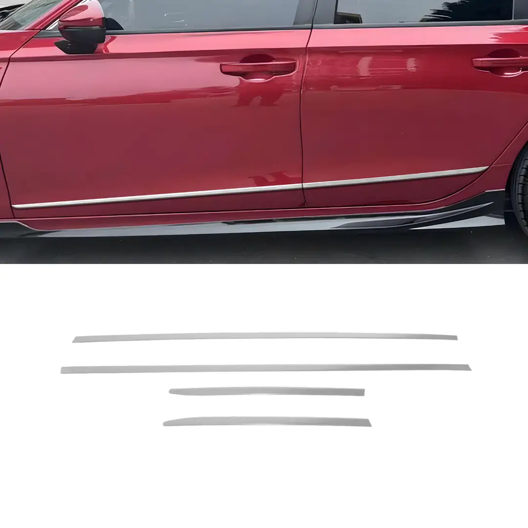 Scratch Guard Stainless Steel Side Door Streamer Fit Honda Civic (2022 ...