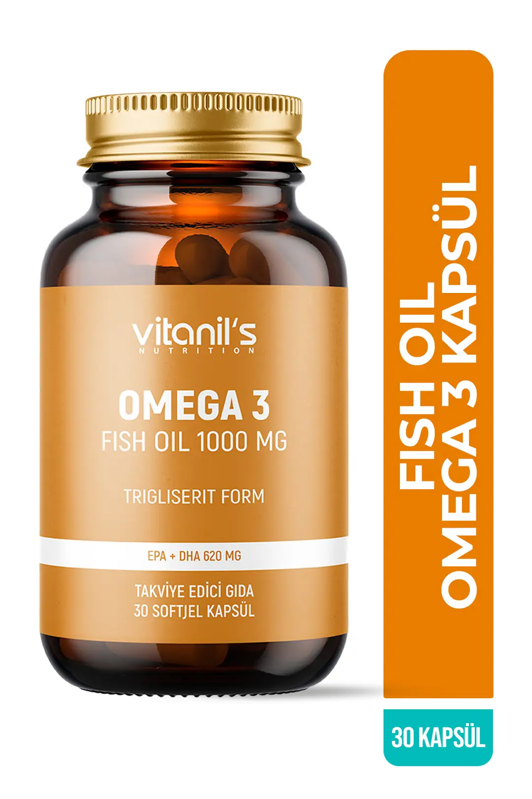 Omega 3 Fish Oil Softgel ile Vücut ve Kalp Sağlığı | Vitanil's