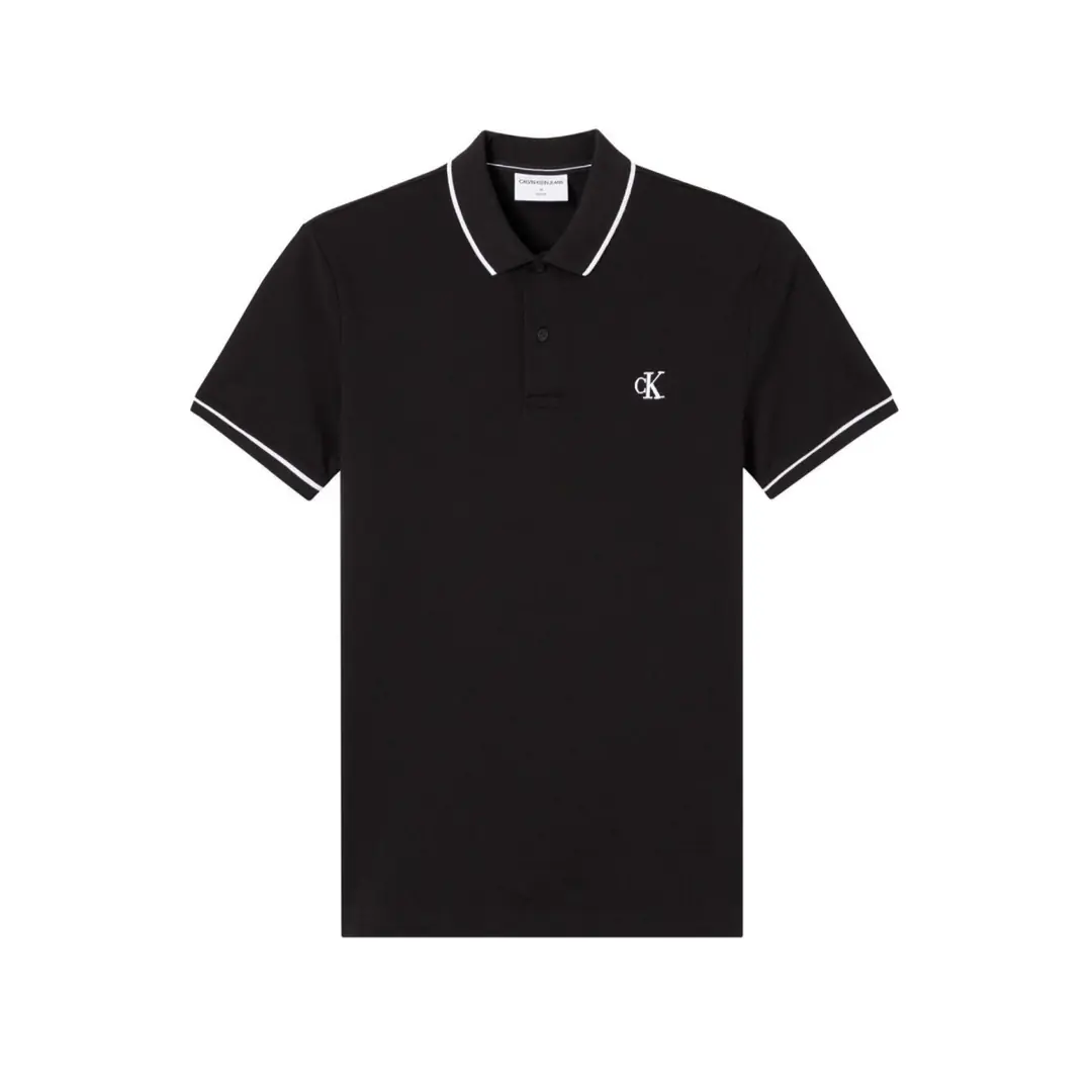Mini cK Logo Polo Yaka T-Shirt