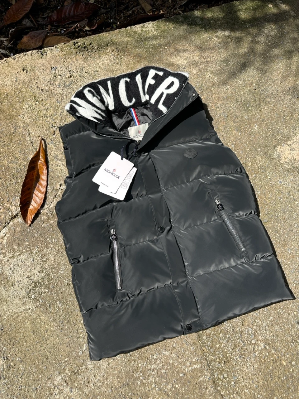 Moncler Ense Logolu Puff Yelek