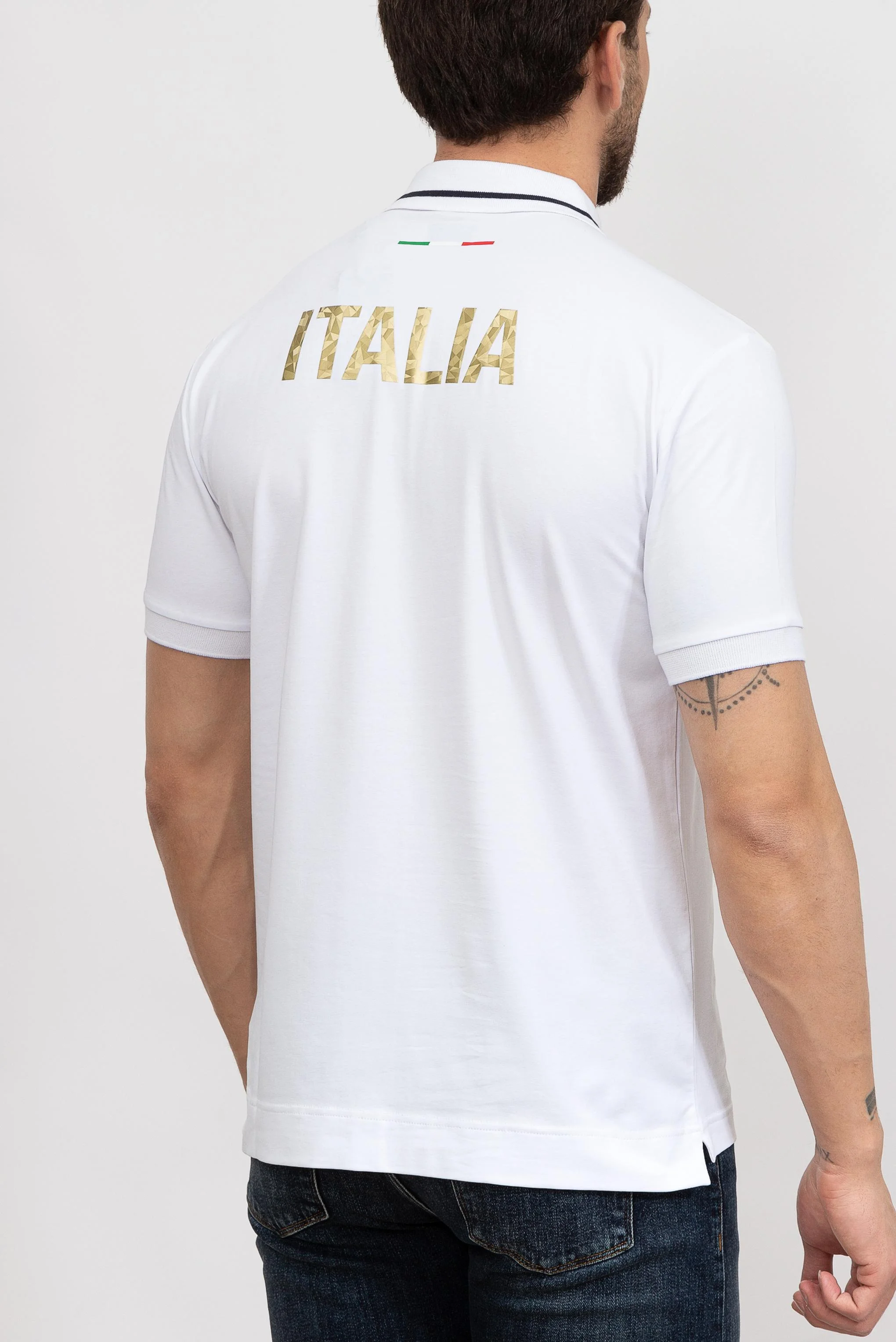 Emporio Armani EA7 Italia Polo Yaka T-Shirt