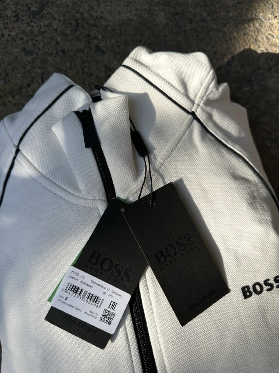 Mini Hugo Boss Logo Mercerised Fermuarlı Üst