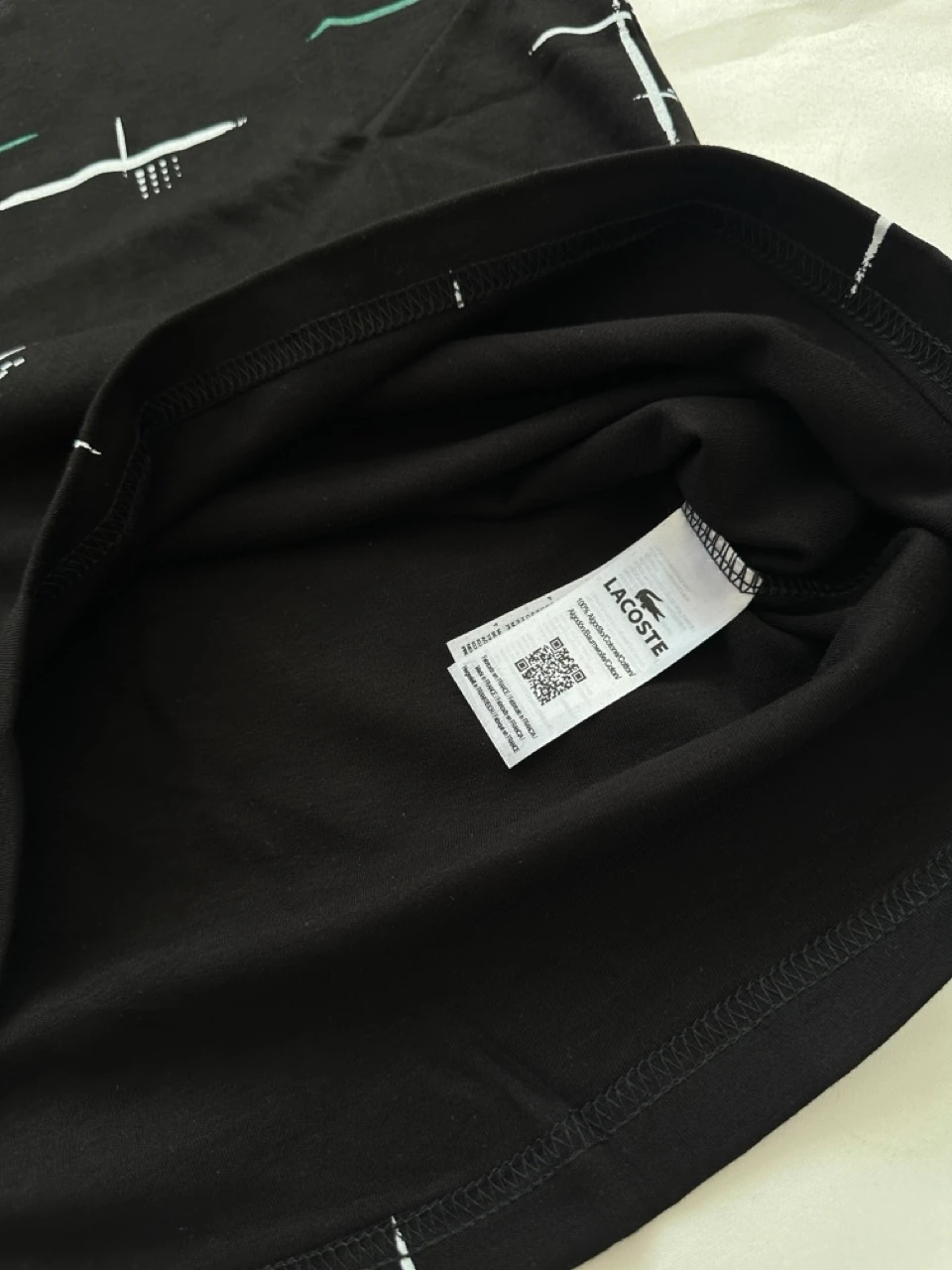 Lacoste Line Pattern Polo Yaka T-Shirt