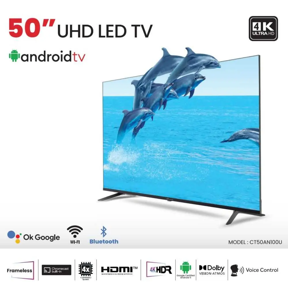 Conti CT50AN200U 50" 4K UHD Frameless Android Tv