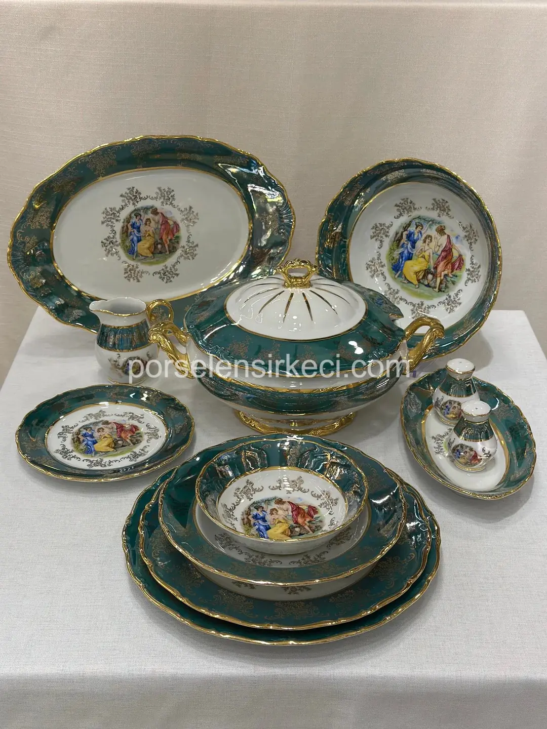 Jeremy Green Markiz 72 Parça 12 Kişilik Yemek Takımı