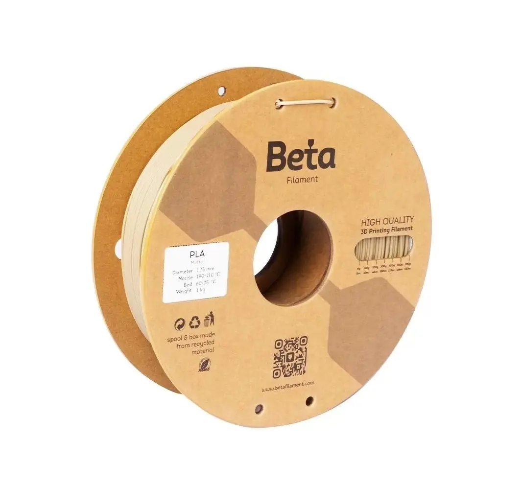 Beta PLA Matte Filament Kraft 1.75mm 1000gr