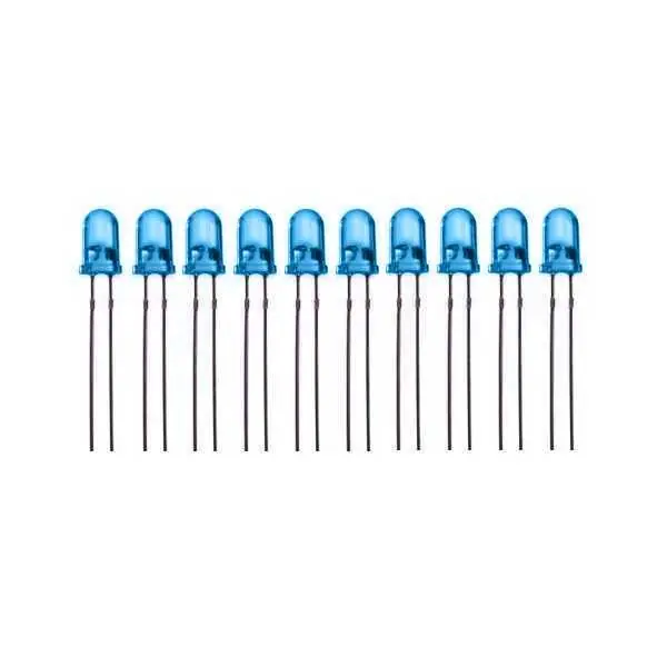 5mm Mavi Led - 10 Adet Satın Al | Robolink Market