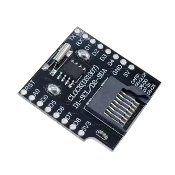 Wemos D1 Mini Data Loggar Shield RTC + MicroSD Satın Al | Robolink Market