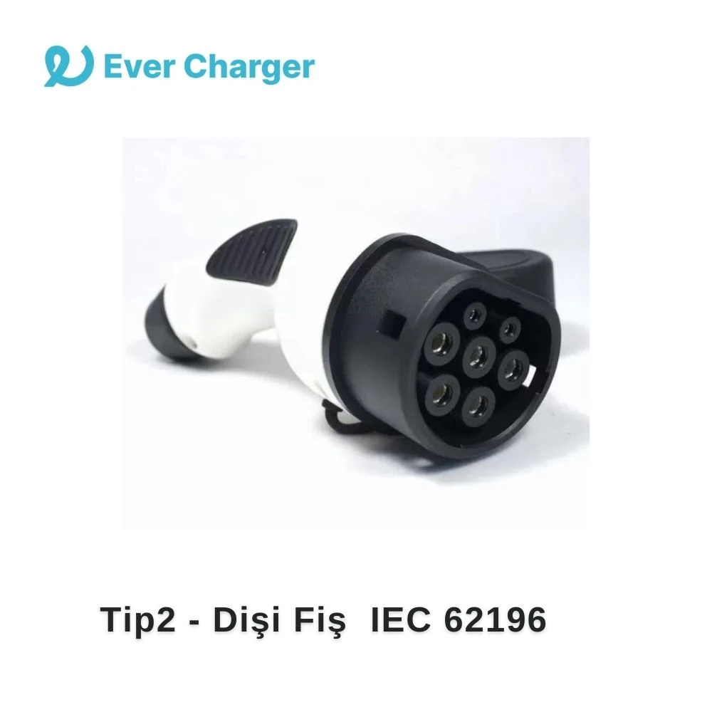 Ever Charger Tip2 Dişi Fiş IEC 62196 Kablosu yok