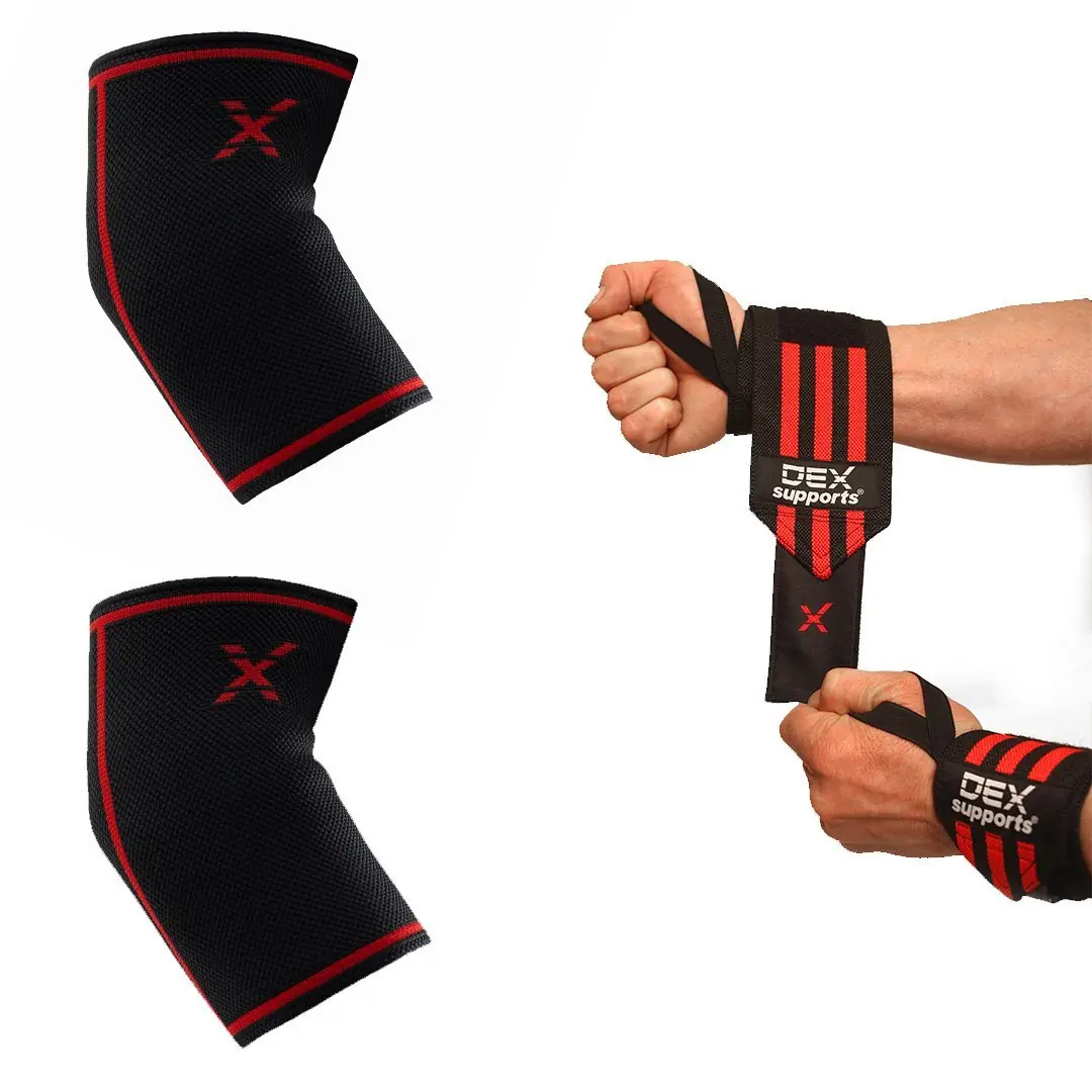Dex Supports Elbow Sleeve , Wrist Wraps - 2'li Paket